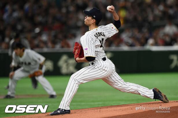 일본에 또 괴물 투수 등장…ML 꿈꾸는 센가 '벌써 158km'