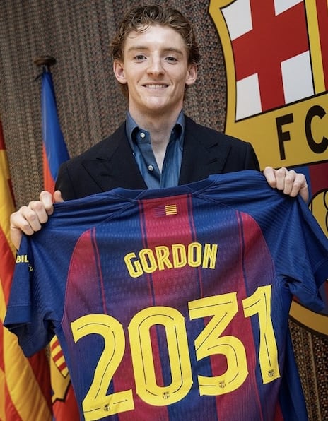 Gordon Completes 80M Euro Barcelona Transfer
