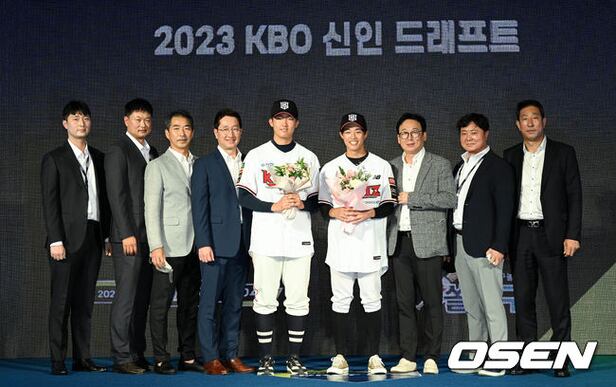 [사진]2023 KBO 신인 드래프트 KT 신인 선수들