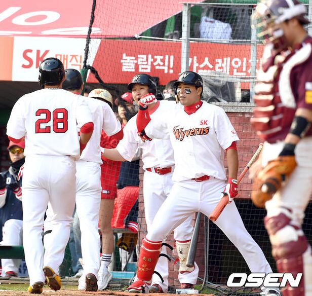[PO1] '1차전 승리' SK, KS행 78.6% 확률 잡았다